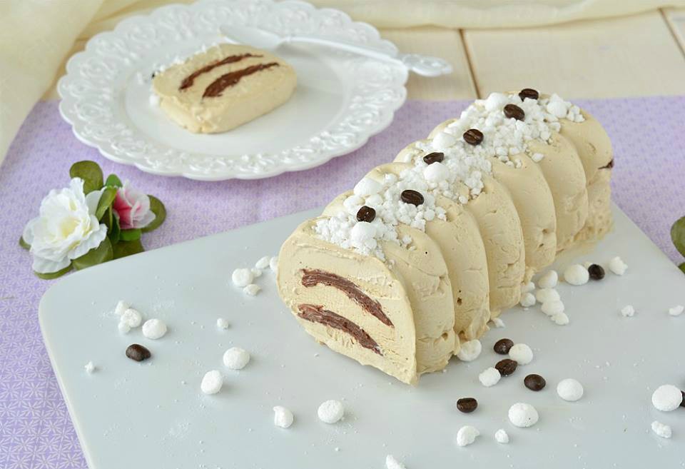 Semifreddo al caffè -ricetta facile -Un pizzico di pepe rosa
